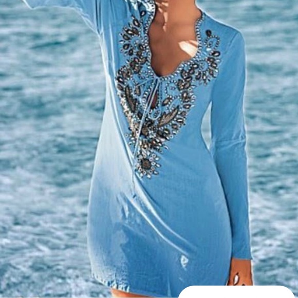 VENUS | Swim | Venus Blue Coverup | Poshmark